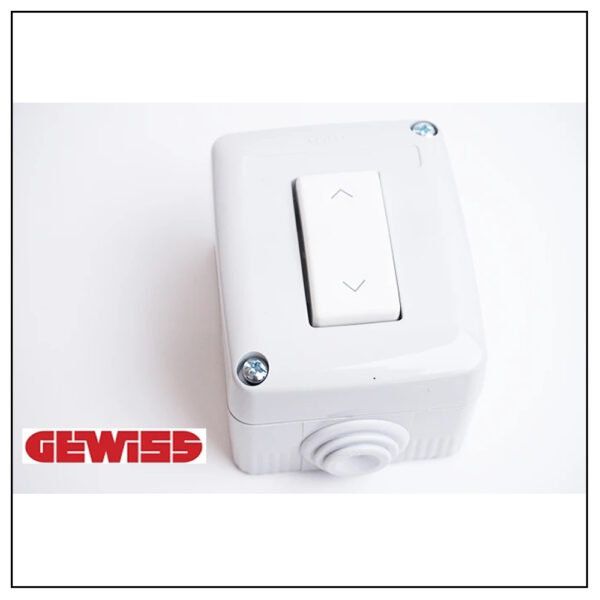 Gewiss Roller Shutter Rocker Switch Control - Push Up / Down - ADV ...
