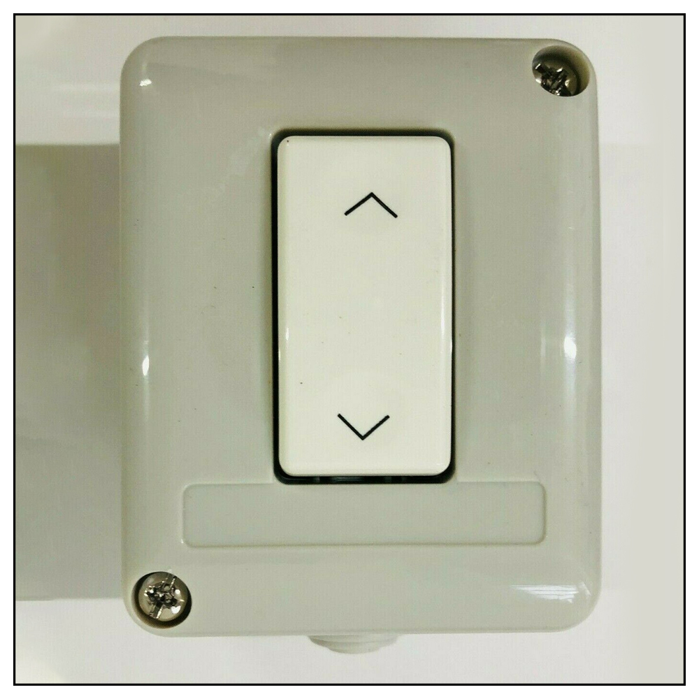 ROLLER SHUTTER ROCKER SWITCH CONTROL - PUSH UP / DOWN - ADV Fasteners